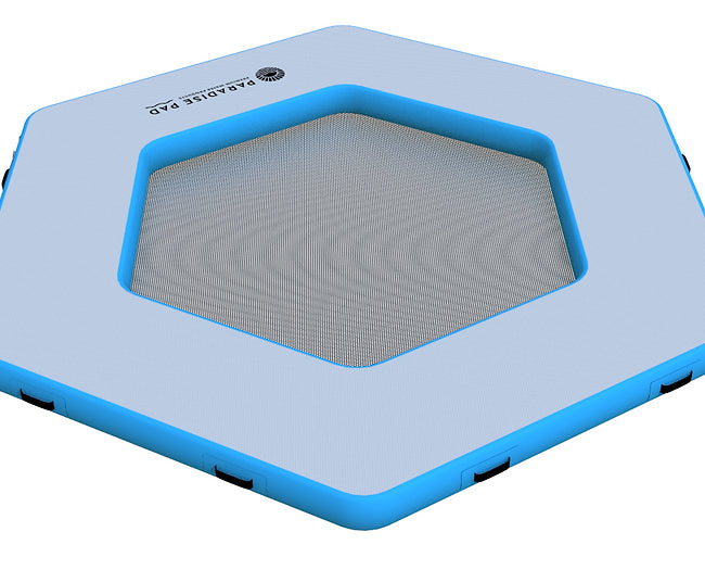 Paradise Pad Hexagon Splash Island 10'6"x11"x6" – Light As Air Boats