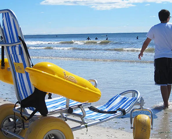 AccessRec WaterWheels Floating Beach Wheelchair – Light As Air Boats