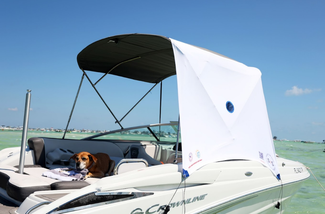 SOS Shade On Ship 6' x 4' SOS Boat Screen – Light As Air Boats