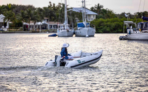 9'5" Inflatable Catamaran With Bimini Laguna – Light As Air Boats