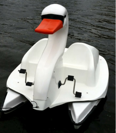 Adventure Glass Swan Platform 4 Person Pedal Boat – Light As Air Boats
