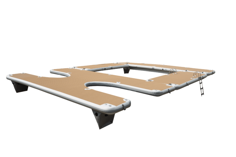 T-shape SeaRaft Jet Ski dock | Original Teak Deck 520 – Light As Air Boats
