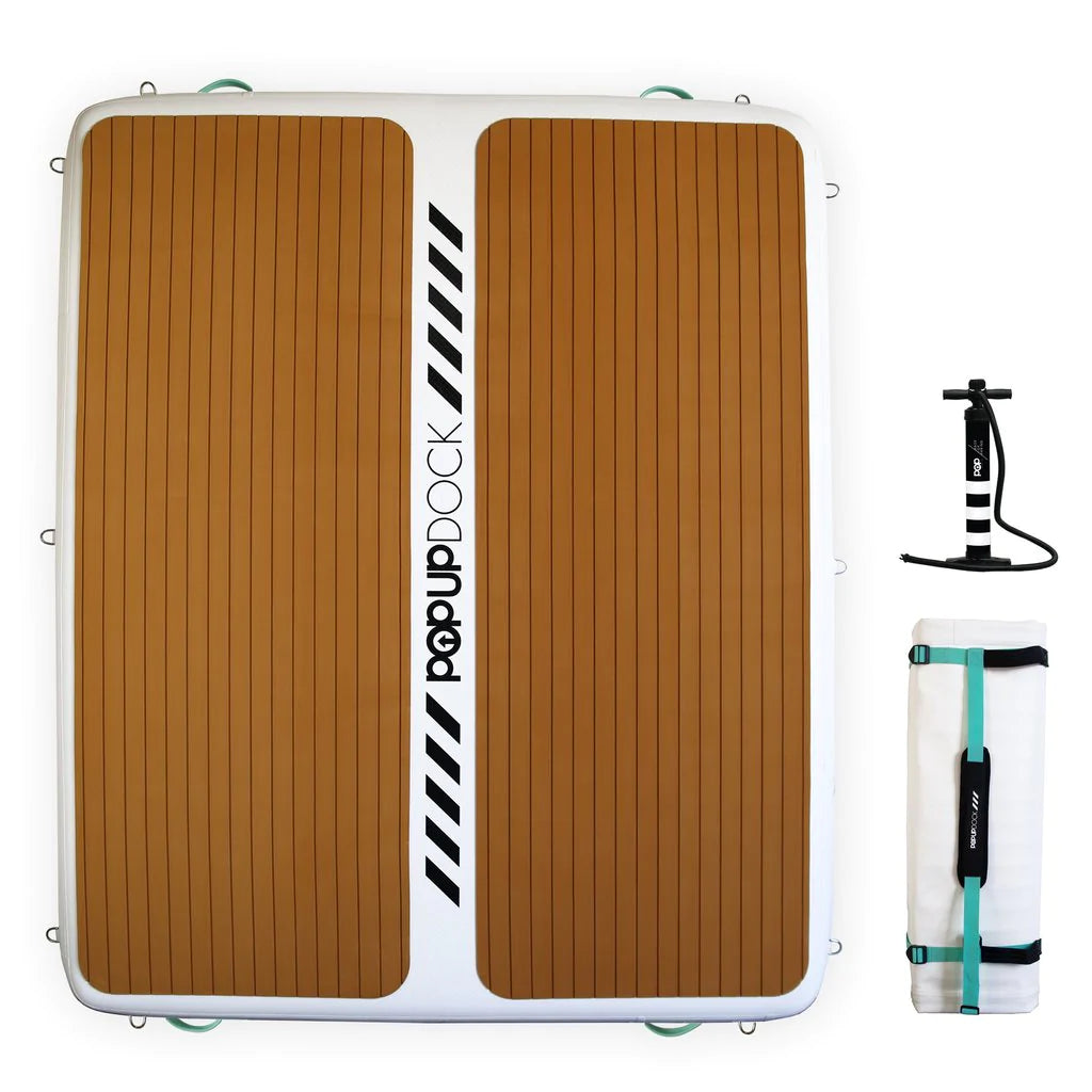 Pop Up Dock 8'x7' Inflatable Platform – Light As Air Boats