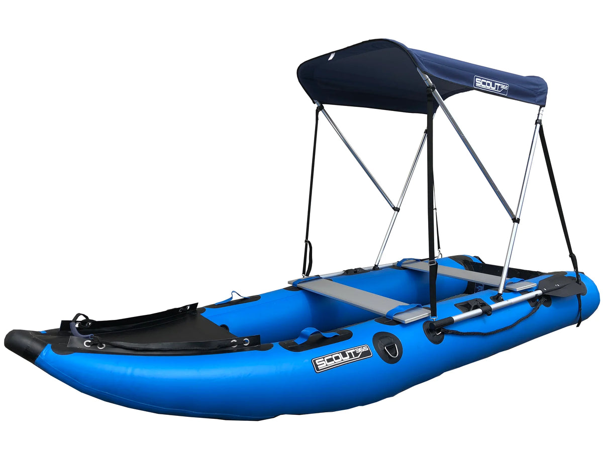 Scout Inflatables Bimini Sun Shade Black – Light As Air Boats