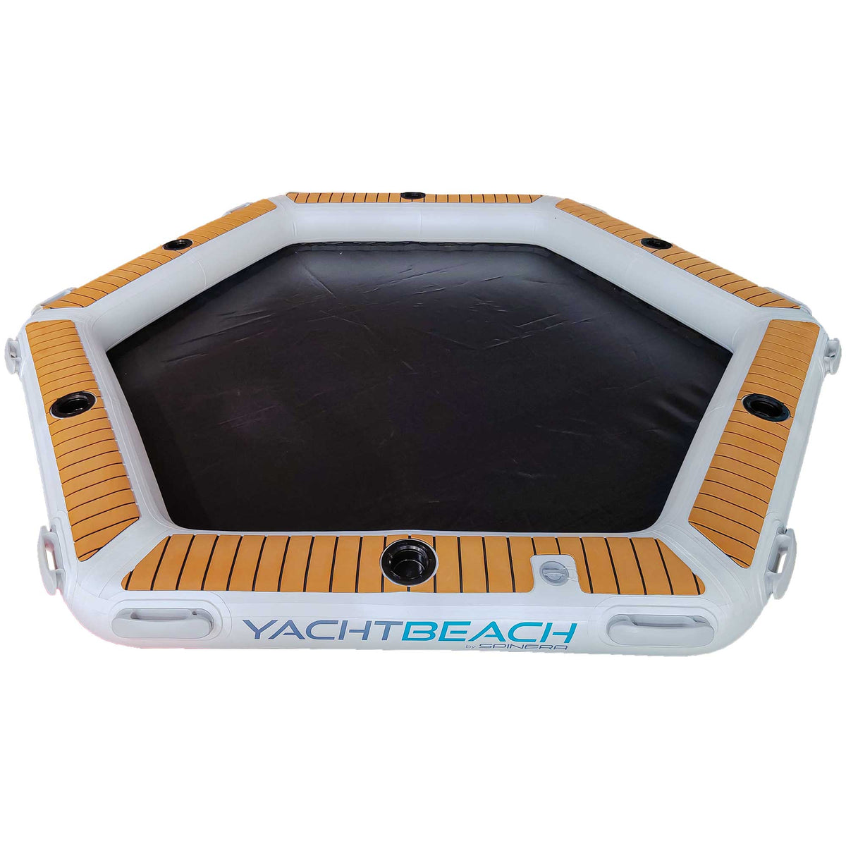 Yachtbeach Inflatable Party Zone 2.50 Hex Teak Platform 8'2" x 9'6 ...